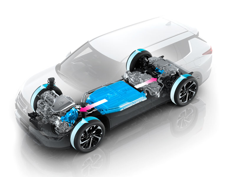 Outlander Plug-in Hybrid EV Features & Specifications | Mitsubishi ...